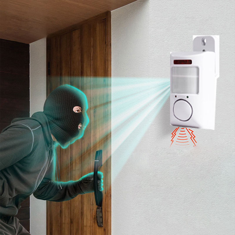 Détecteur de mouvement Alarme infrarouge avec 2 télécommandes – dreanno